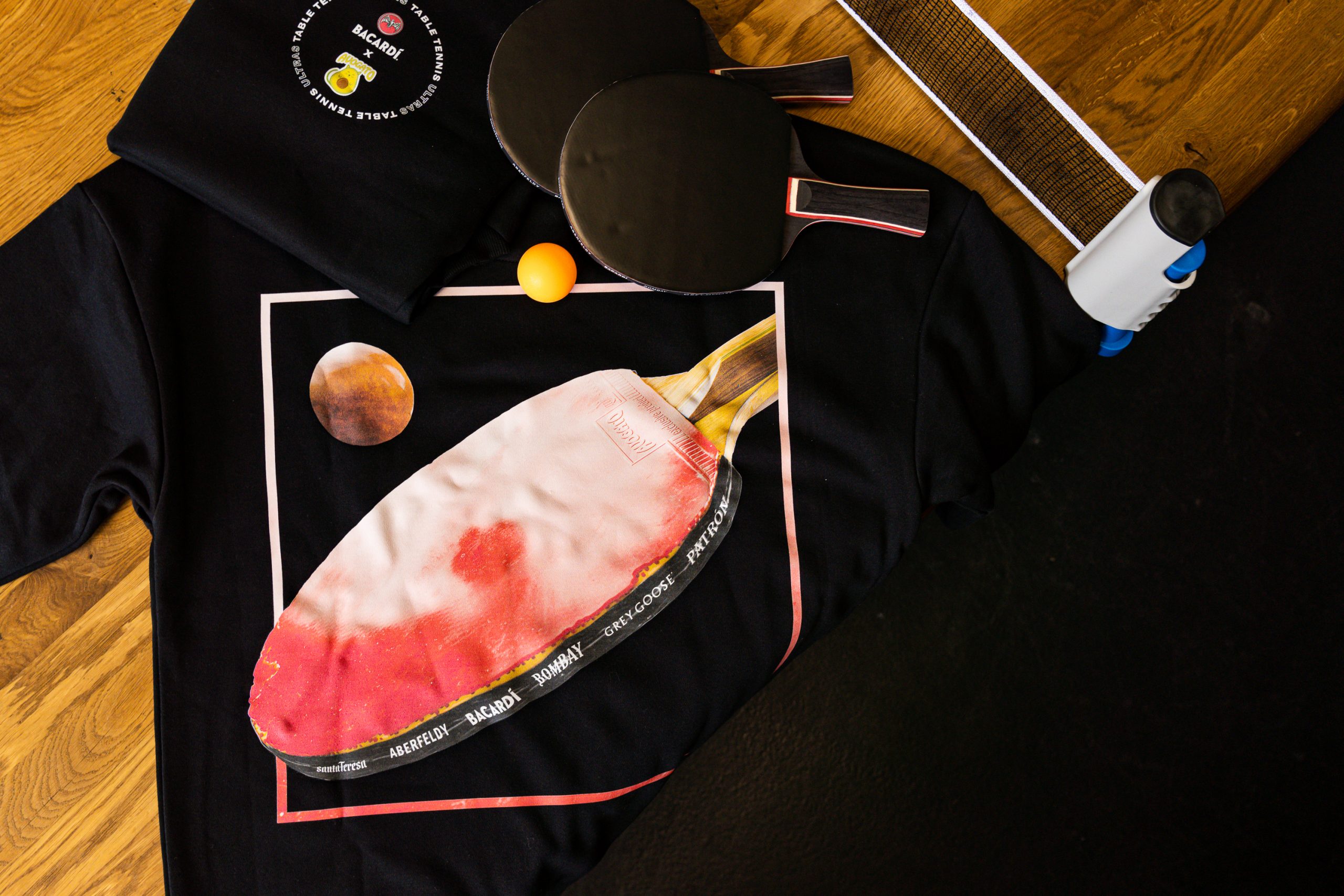 Bacardi x Avogato - Tischtennis Set - aduka – Branding zum Mitnehmen